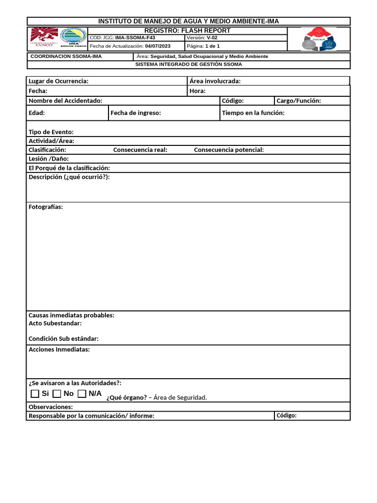 FTO-043 - Flash Report MODIF. JGG | PDF