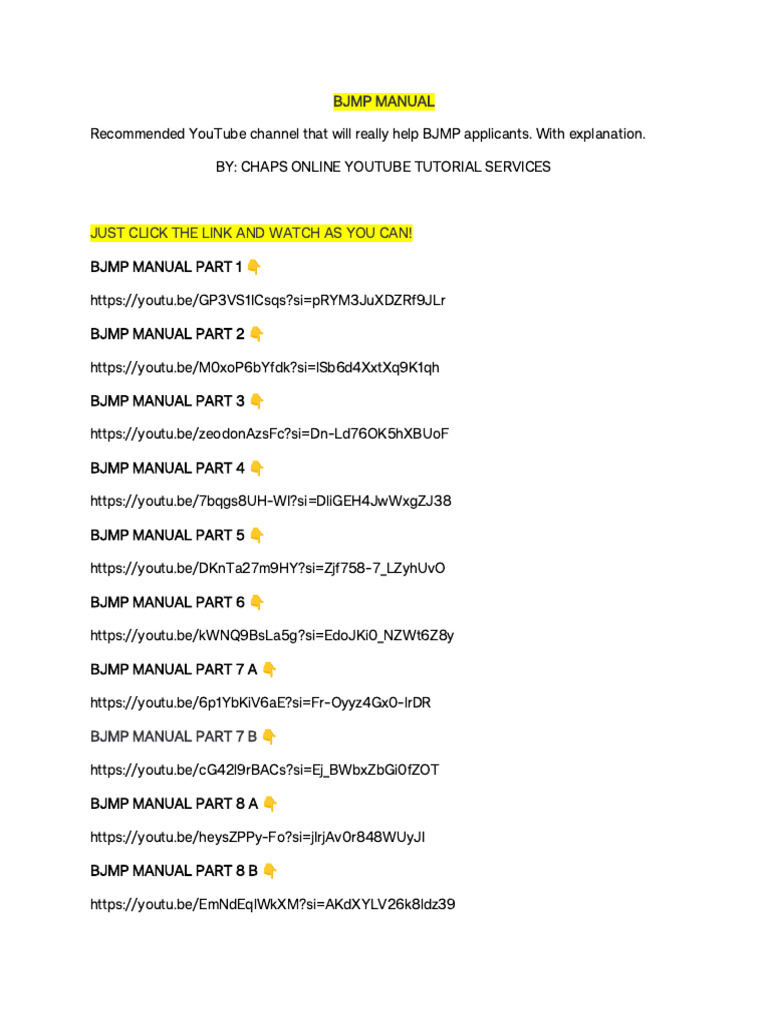 BJMP Manual | PDF