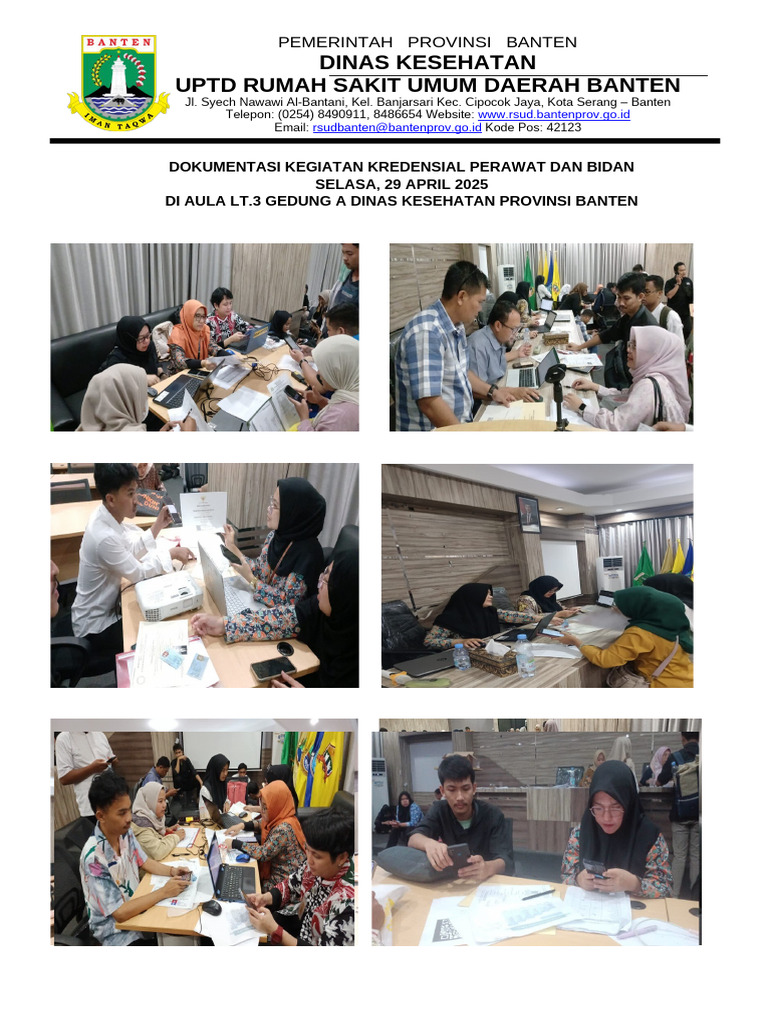 Format Dokumentasi RSUD Banten | PDF