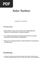 KoBoToolbox Manual v1.1 | PDF | Scratch (Programming Language) | Login