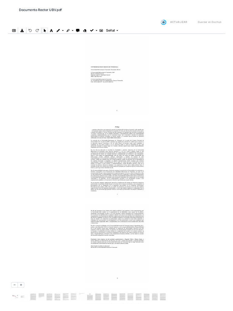 Documento Rector UBV - PDF - DocHub | PDF