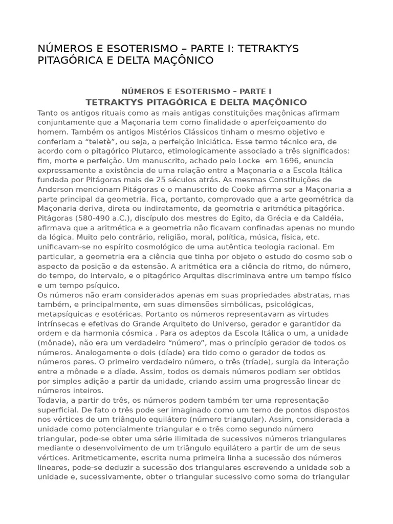 Simbologia Dos N Meros | PDF | Triângulo | Pitágoras
