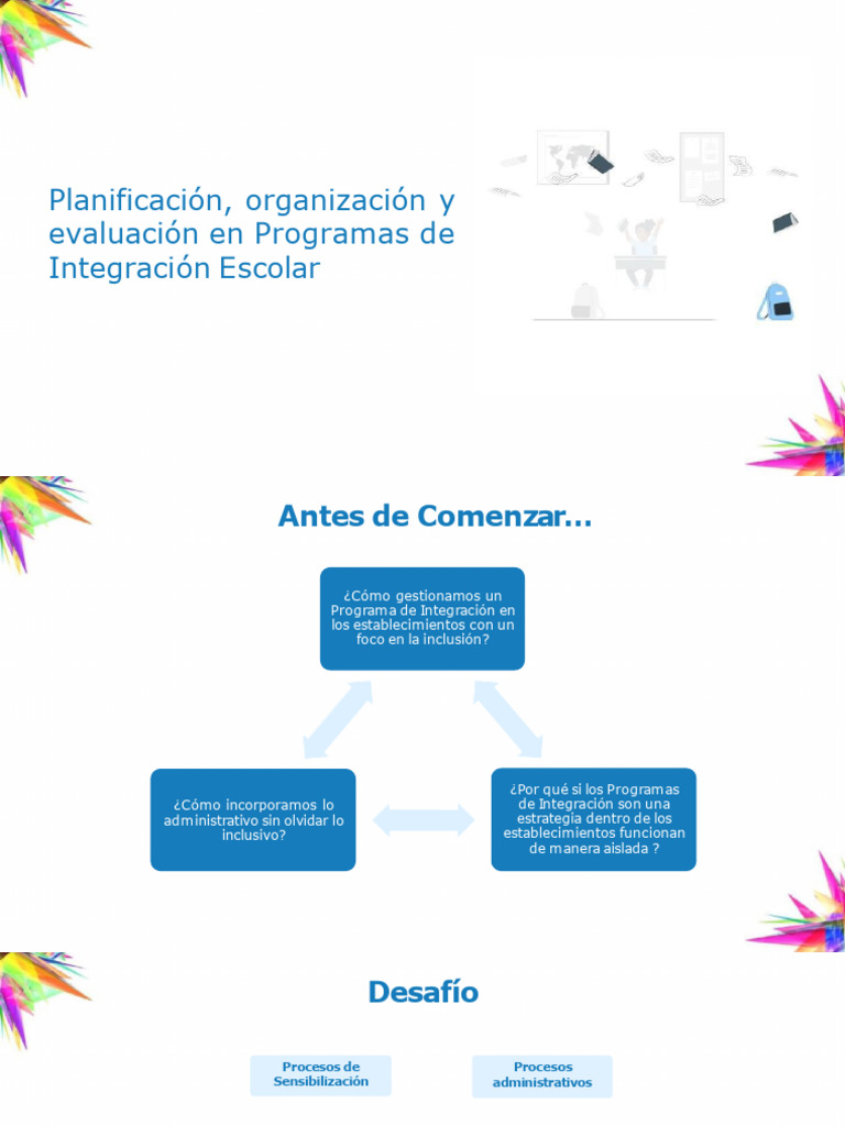 Organizacion de Un Programa de Integracion Escolar | PDF | Inclusión ...