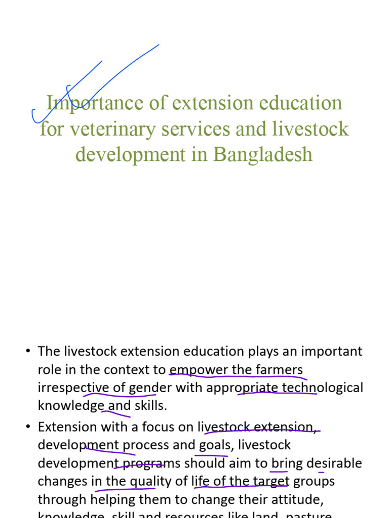 1.importance of Extension Education | PDF