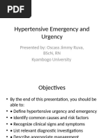 Hypertensive Urgency Management Guidelines | PDF | Hypertension | Blood ...
