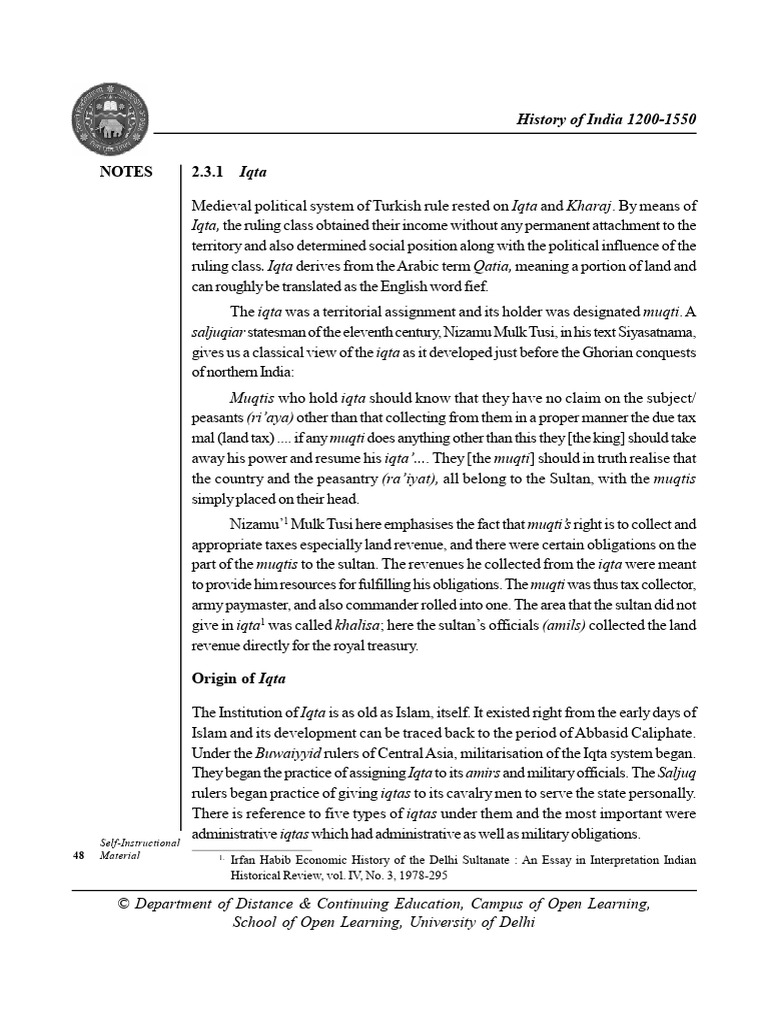Iqta SOL NEP | PDF