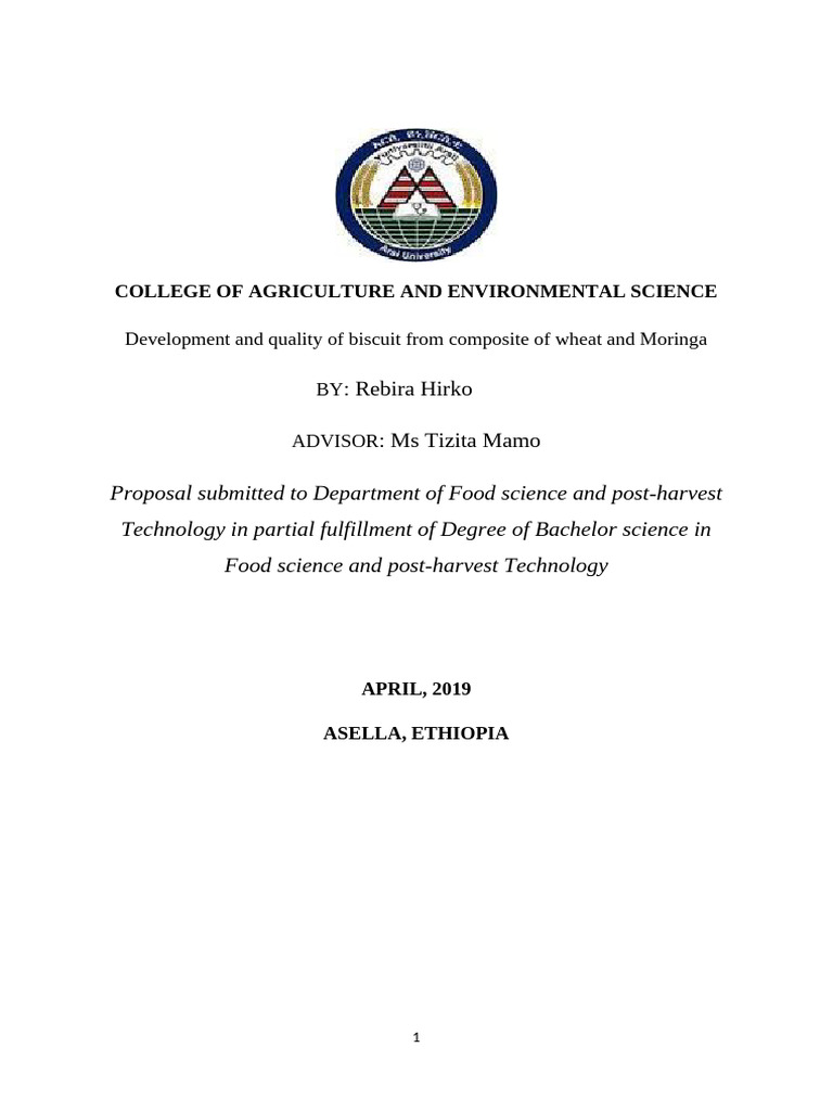 REBIRA FINAL PROPOSAL (1) | PDF | Flour | Wheat