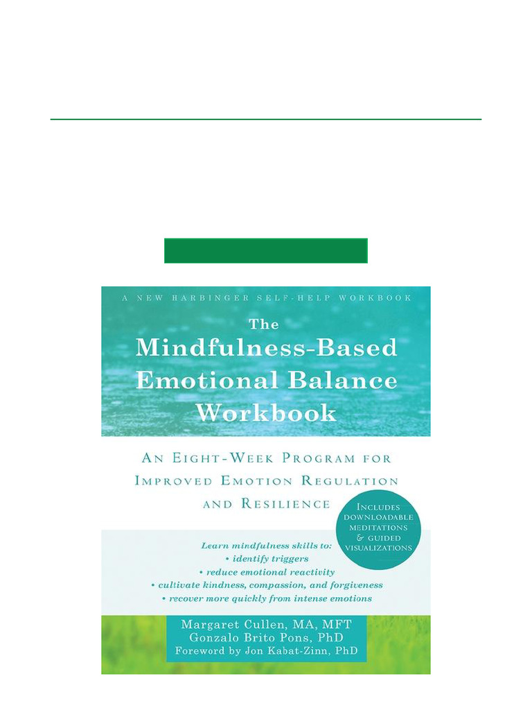Mindfulness-Based Emotional Balance Workbook | PDF | Mindfulness | Mind
