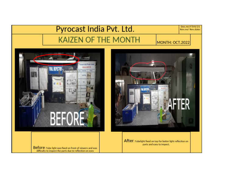 Kaizen of The Month | PDF