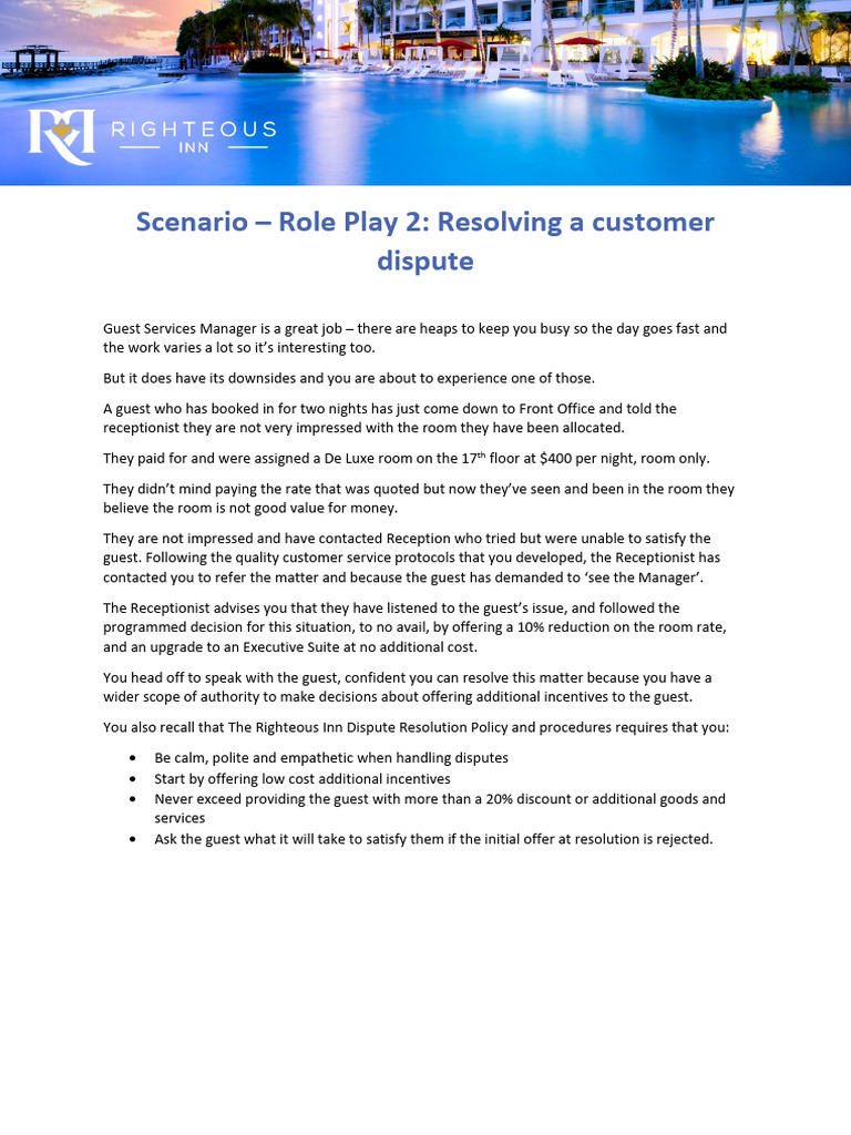 SITXCCS016 Role-play 2 - amanjot | PDF