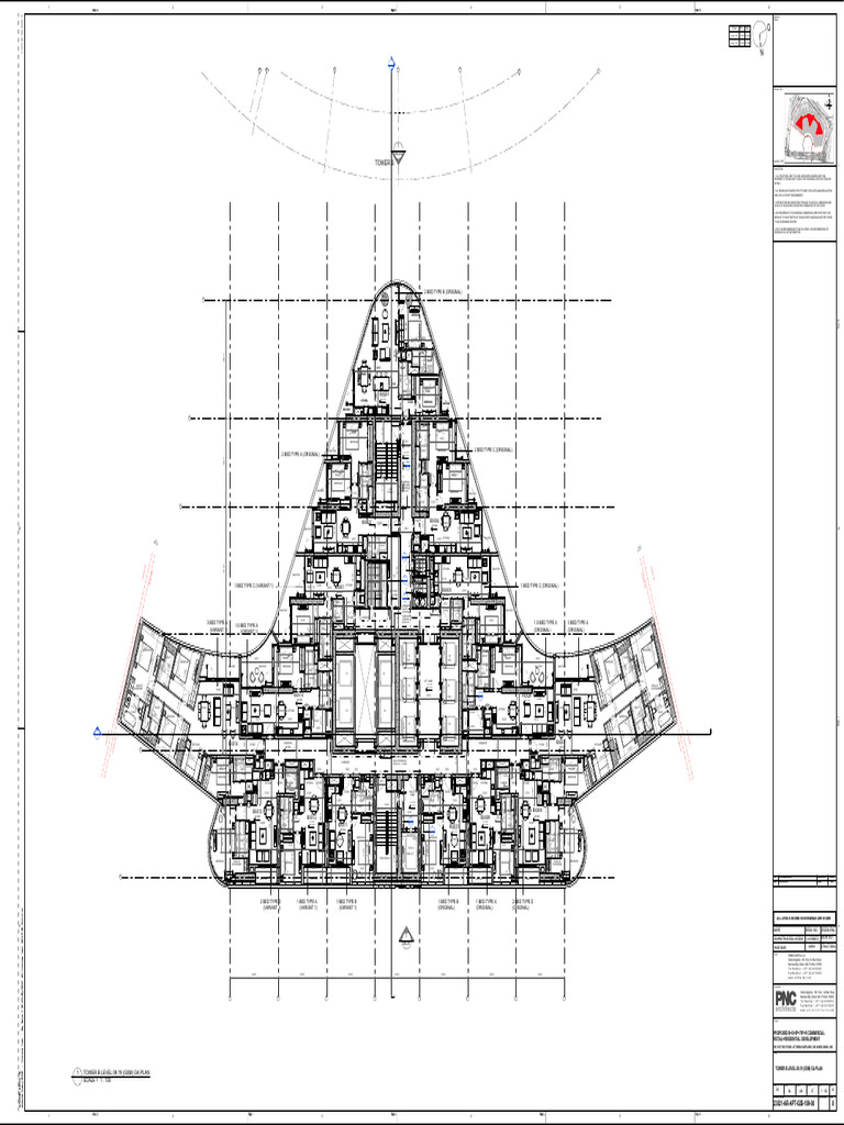 02b-109-00-Tower B Level 09,19 (GSM) Ga Plan | PDF