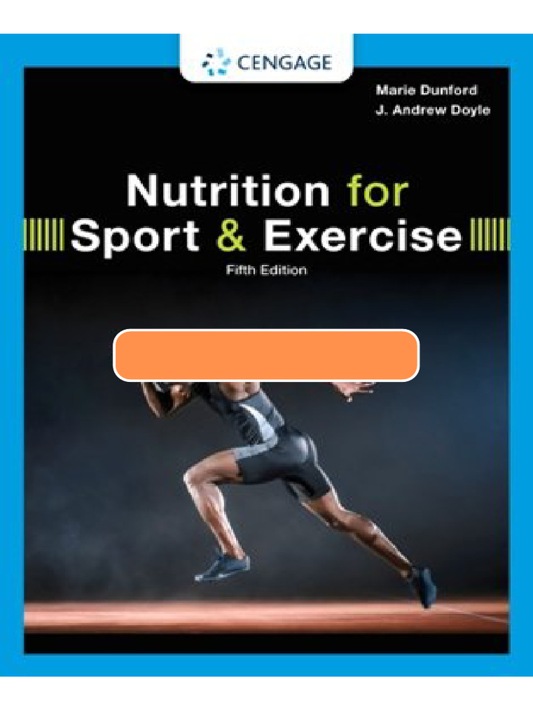 Testbank For Nutrition For Sport and Exercise 5th Edition Dunford | PDF ...
