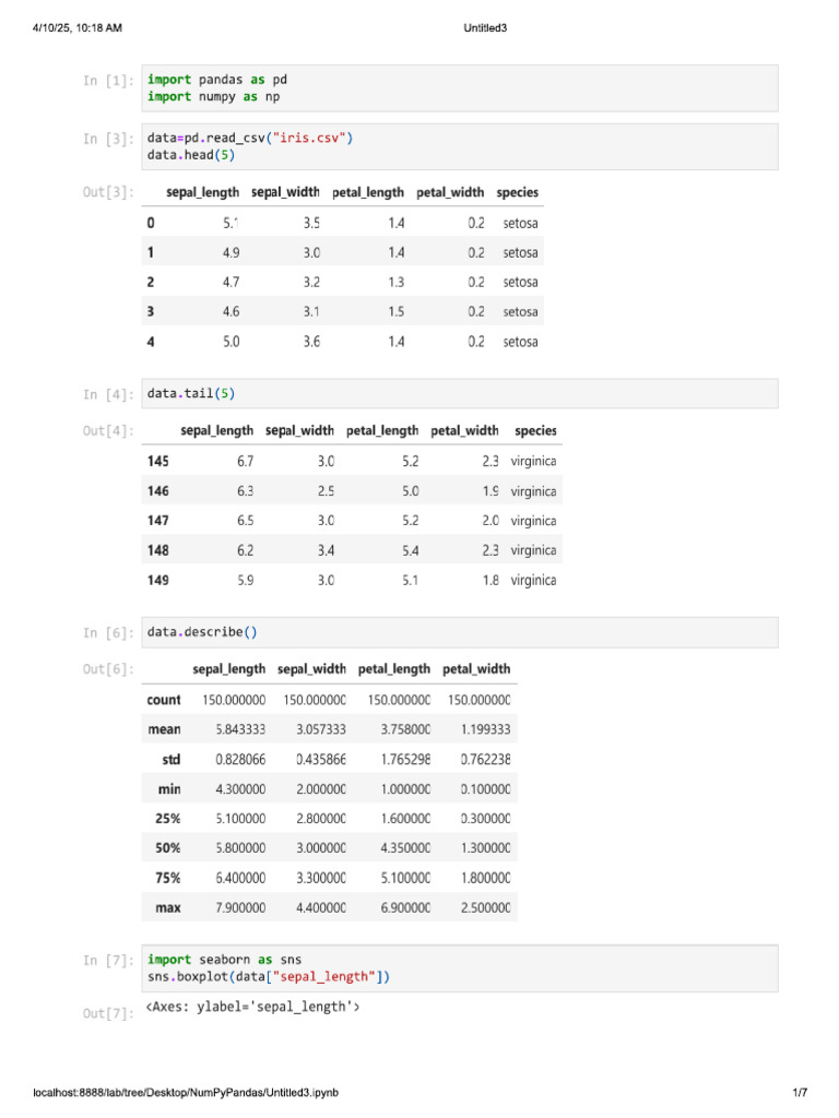 DataFrame Graphs | PDF