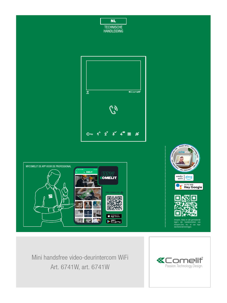 Handleiding Comelit Videofoon | PDF
