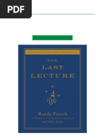 The Last Lecture - 1 | PDF