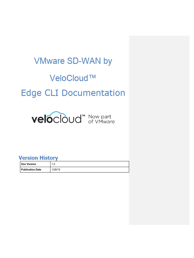 VeloCloud Edge CLI Documentation | PDF | Domain Name System | Command Line Interface