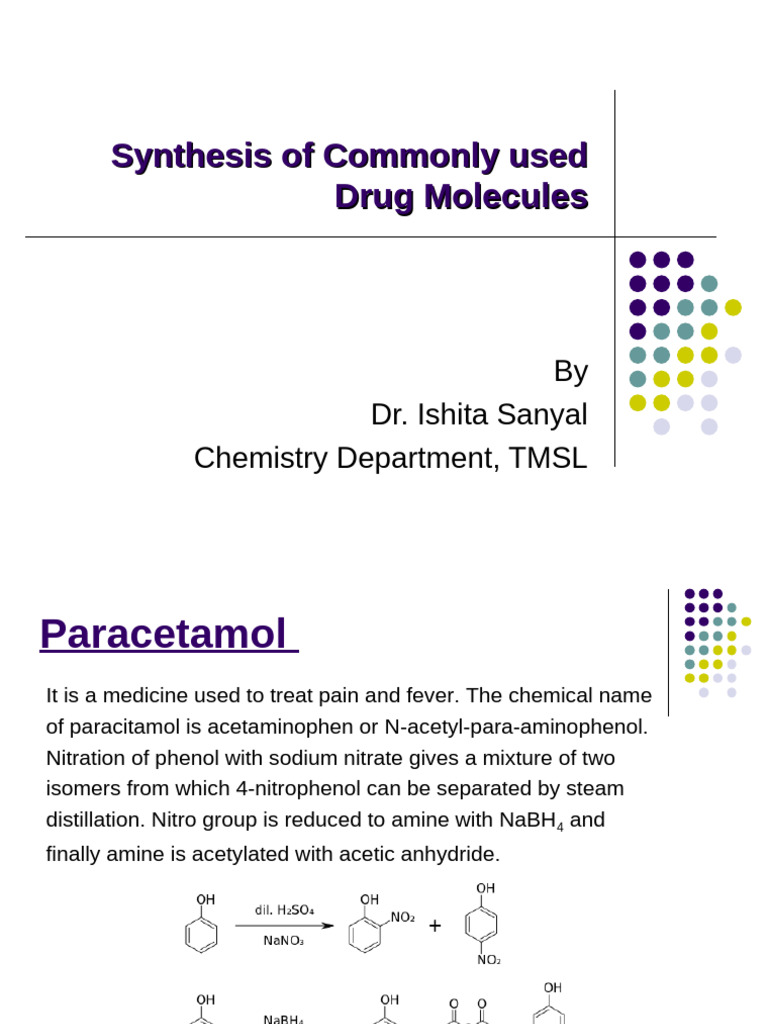 Synthesis of Drug Molecules | PDF | Acetic Acid | Acid