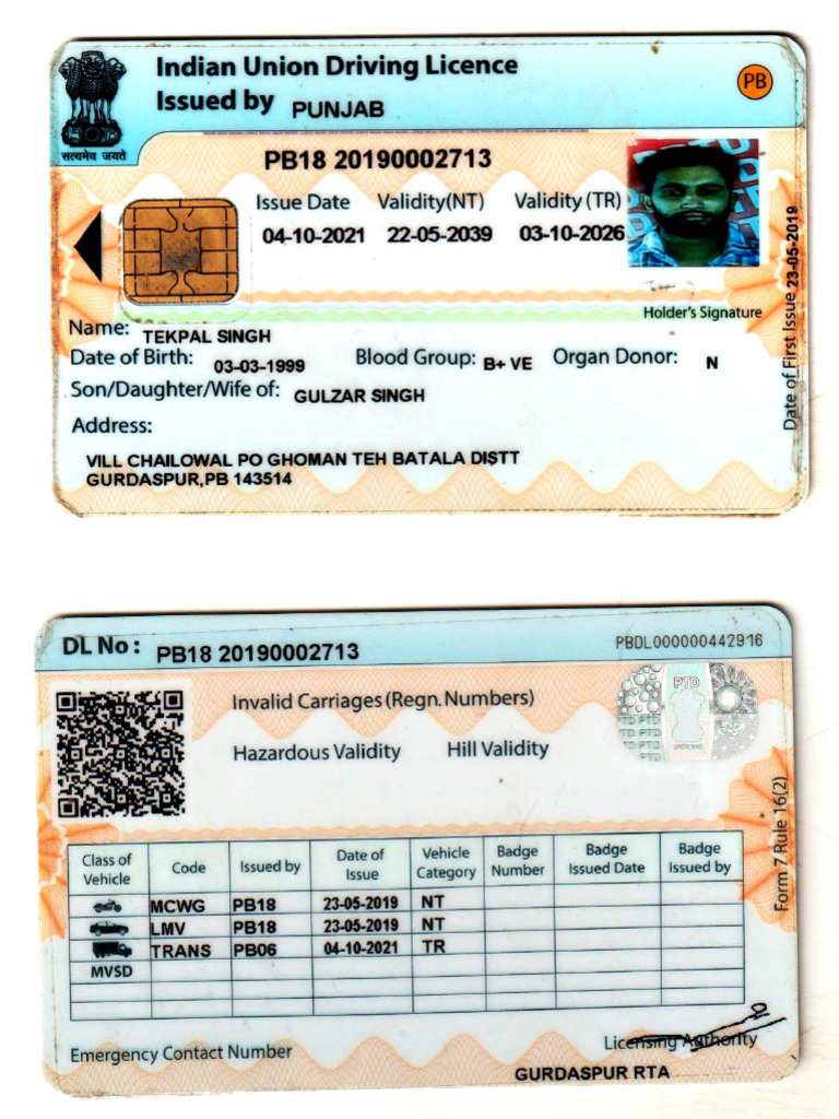 Driving Licence Tek | PDF