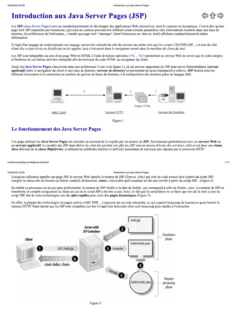 JSP Introduction | PDF