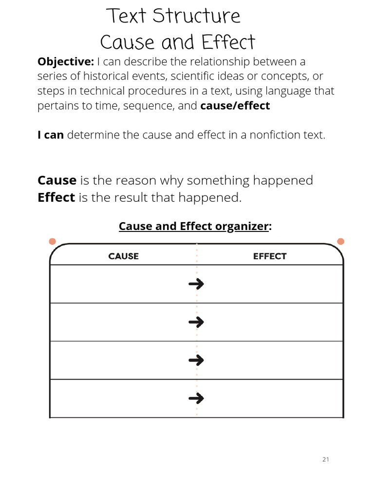 Cause and Effect Practice | PDF | Oceanography