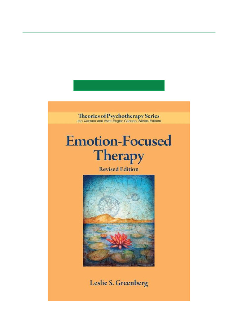 Emotion-Focused Therapy by Leslie Greenberg | PDF | Psychotherapy ...