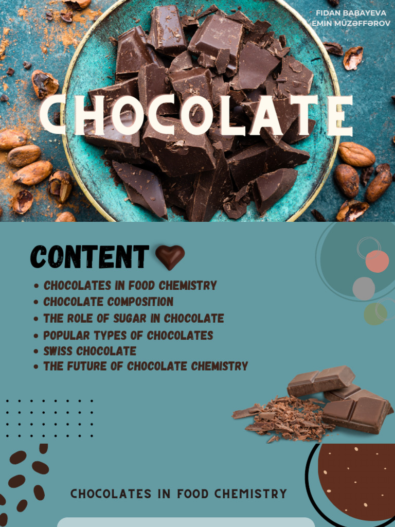 Chocolates in Food Chemistry | PDF