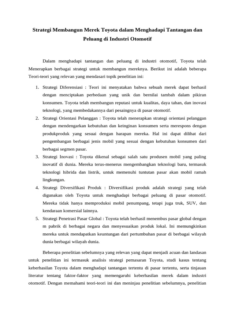 Studi kasus pasar internasional Muzaki Yoko Asraf | PDF