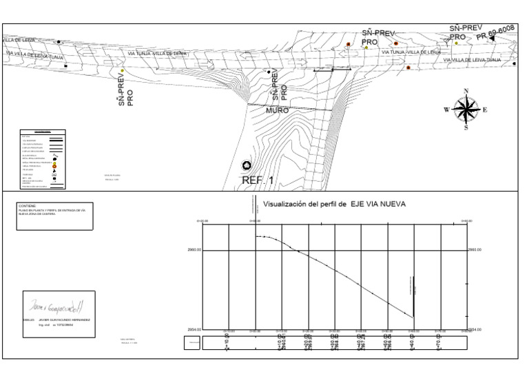 Planta - Perfil ENTRADA CANTERA | PDF