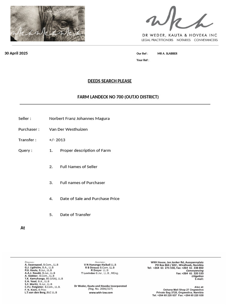 BRIEF - (Deeds Search) | PDF