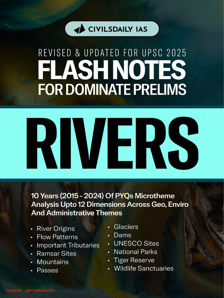 Flash Notes - Geography @FallenAngelUPSC | PDF | Indus River | Earth ...