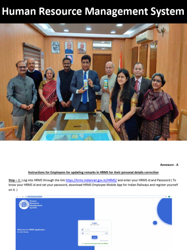 Epass & ePTO Module in HRMS Module | PDF | Login | Button (Computing)