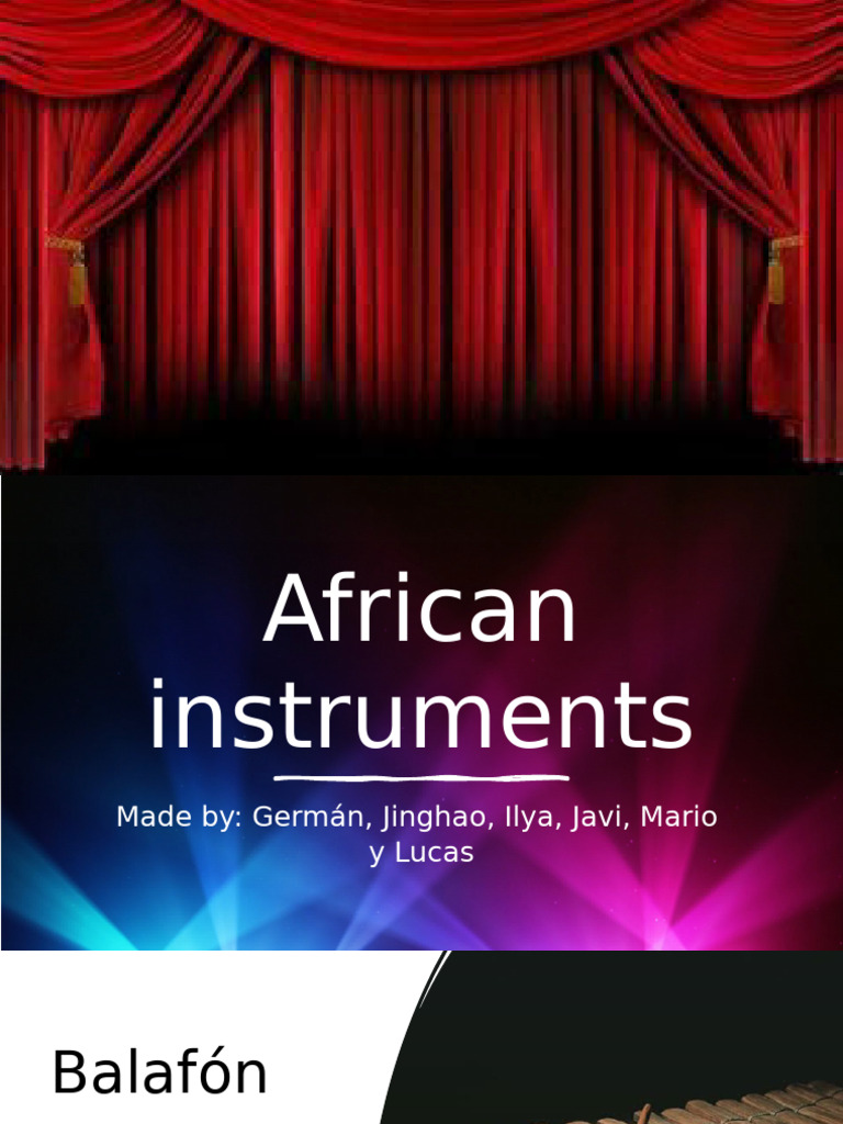 Intrumentos Africanos | PDF | Musical Instruments | Music Technology
