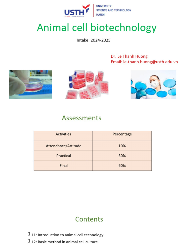 Introduction To Animal Cell Technology | PDF | Cell Culture | Cell Growth