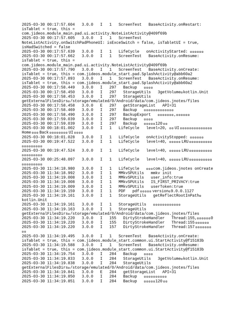 2025-03-30 958813594 Log | PDF | Backup | Data