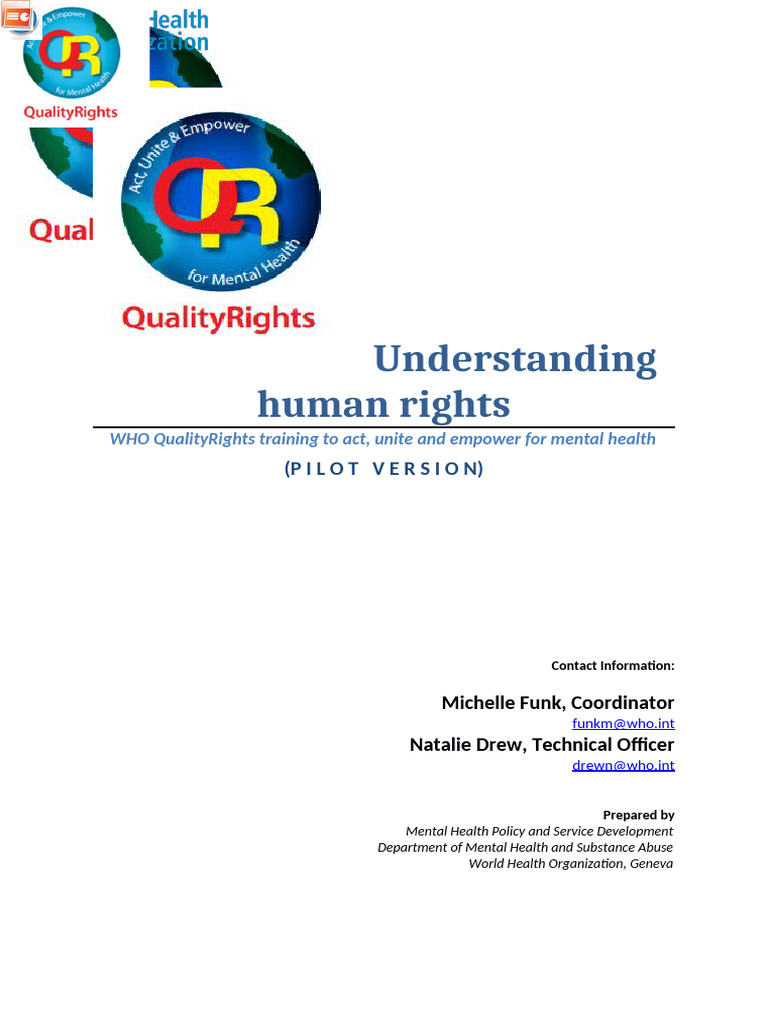 MHP - 17.1 - Understanding - Human - Rights - March - 2017 CDD Comments ...