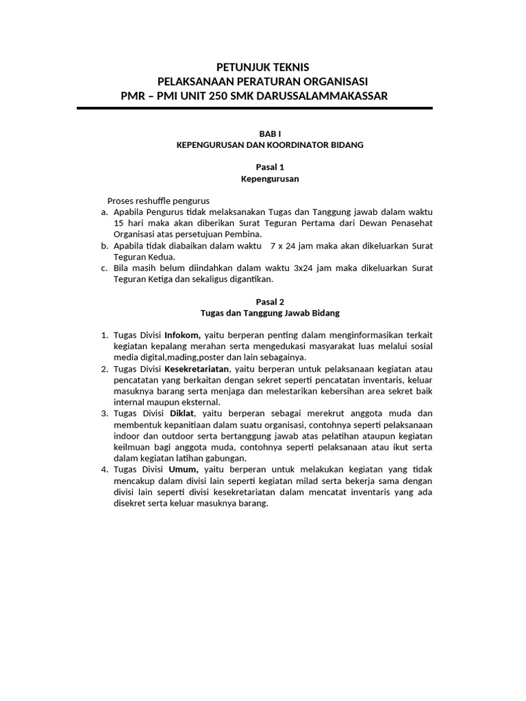 Pto Musnit 12 Revisi | PDF