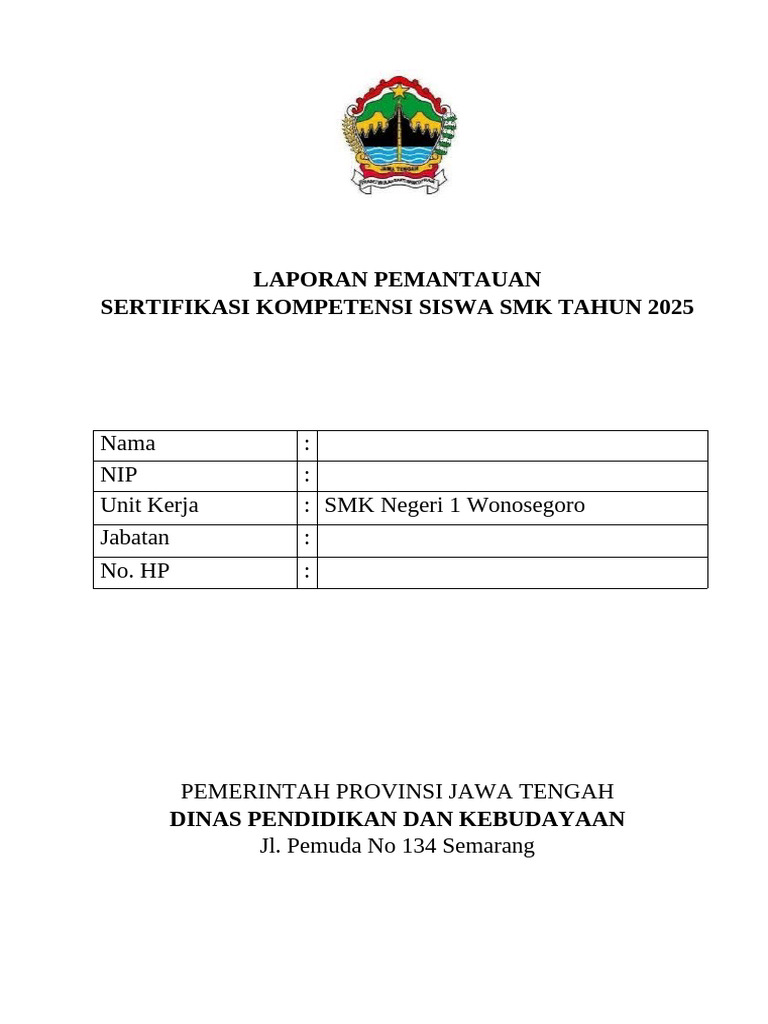 Draf Laporan Pemantauan Serkom 2025 | PDF