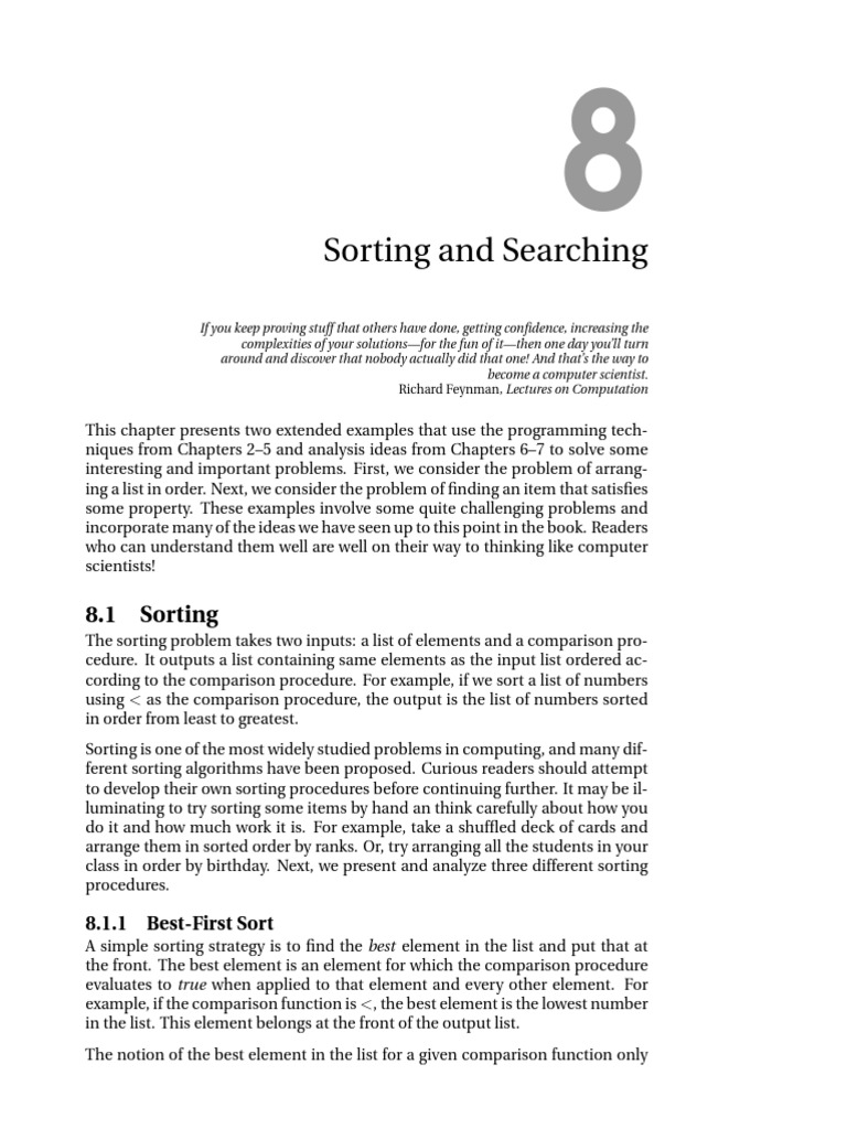 Sorting | PDF | Time Complexity | Applied Mathematics