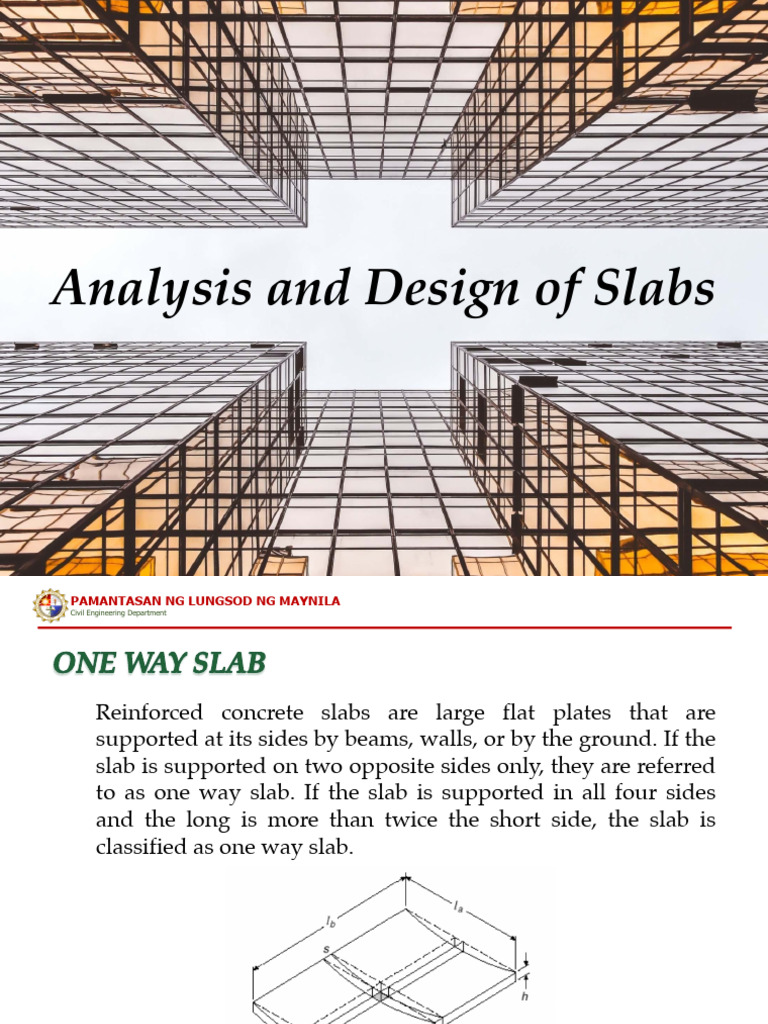PLM-Chapter 6 - Analysis and Design of Slabs | PDF | Reinforced ...