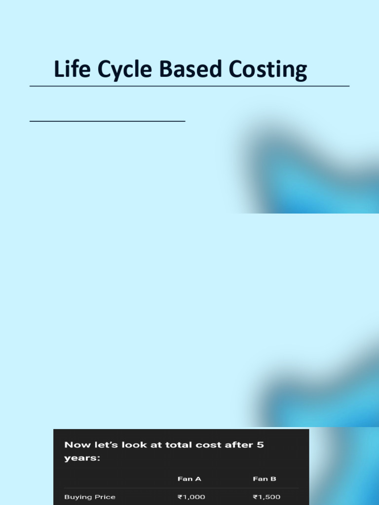 Life Cycle Costing Explained | PDF | Life Cycle Assessment | Waste ...