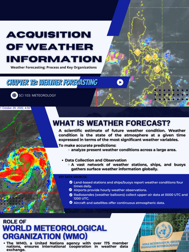 Chapter 12 Weather Forecasting Report | PDF