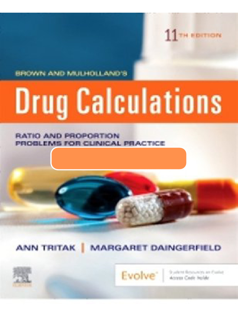 Testbank for Drug Calculations 11th Edition TritakElmiger Solution ...