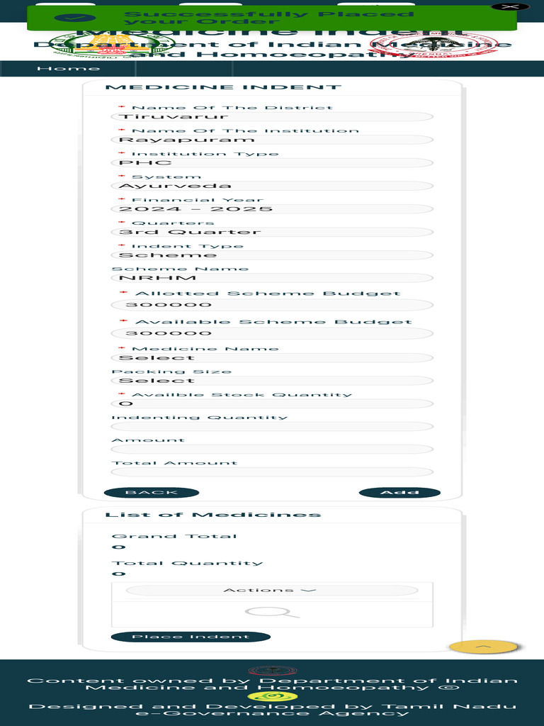 Medicine Indent | PDF