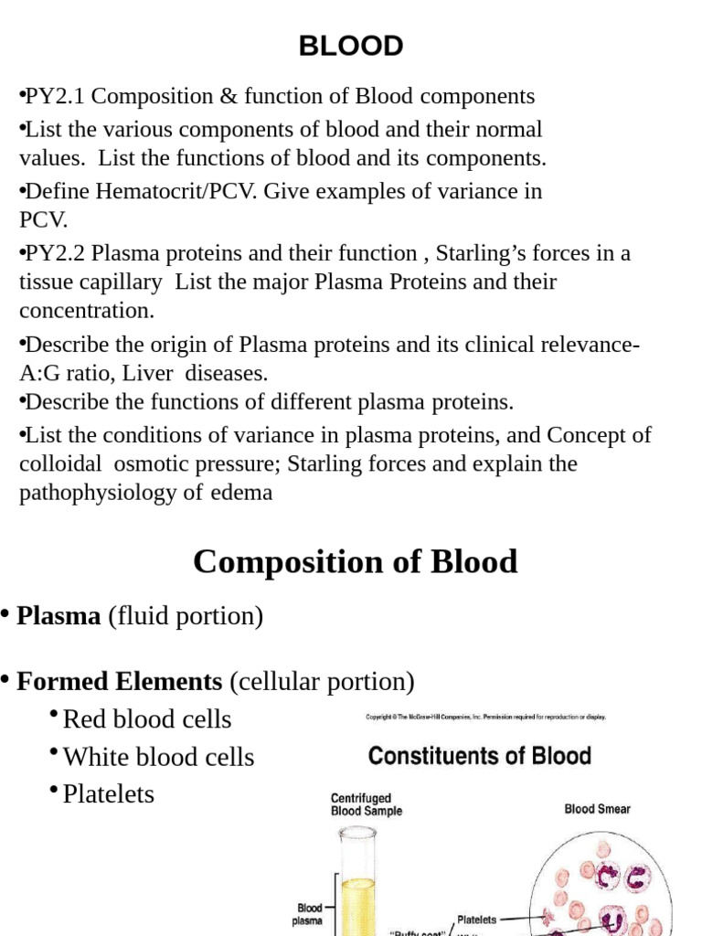 Plasma Proteins | PDF | Blood Plasma | Blood