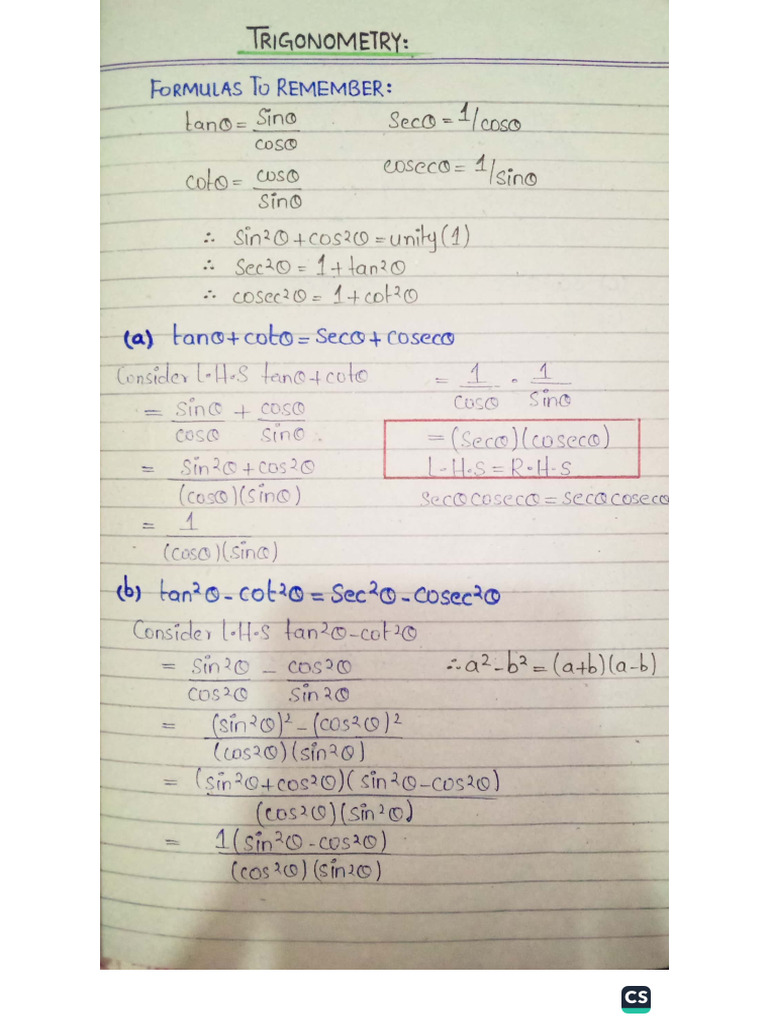 Trigonometry | PDF