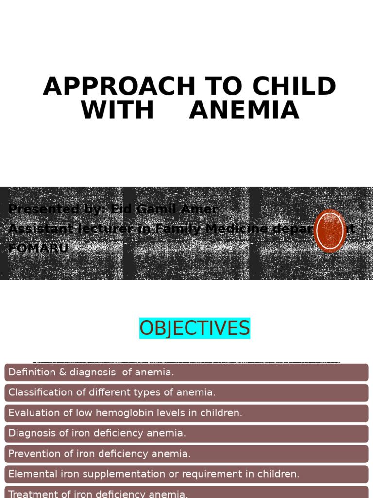 Child Anemia: Diagnosis & Treatment Guide | PDF | Anemia | Medical ...