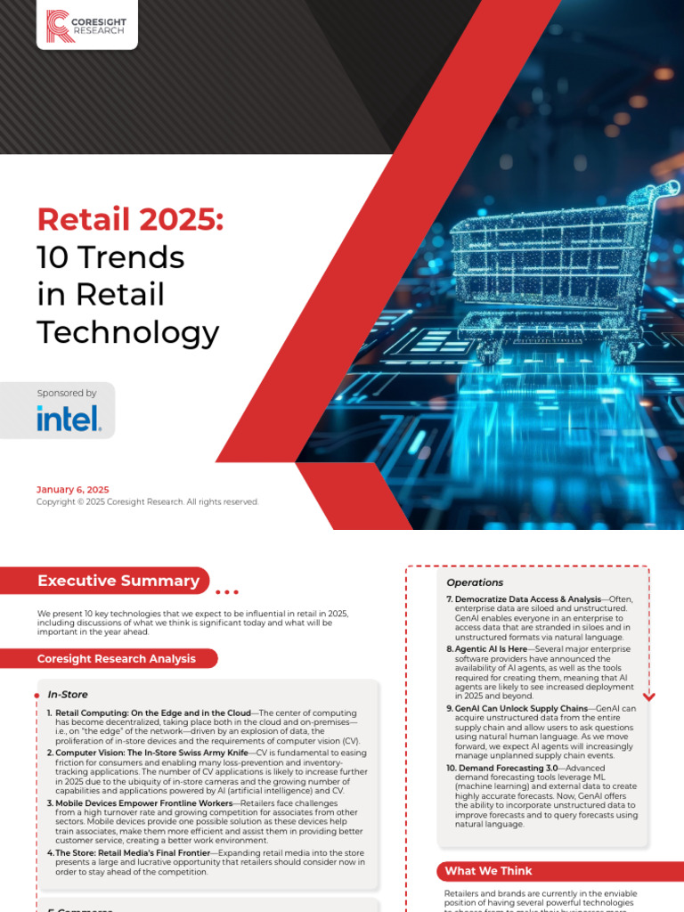 Retail 2025 10 Trends in Retail Technology | PDF | Artificial ...
