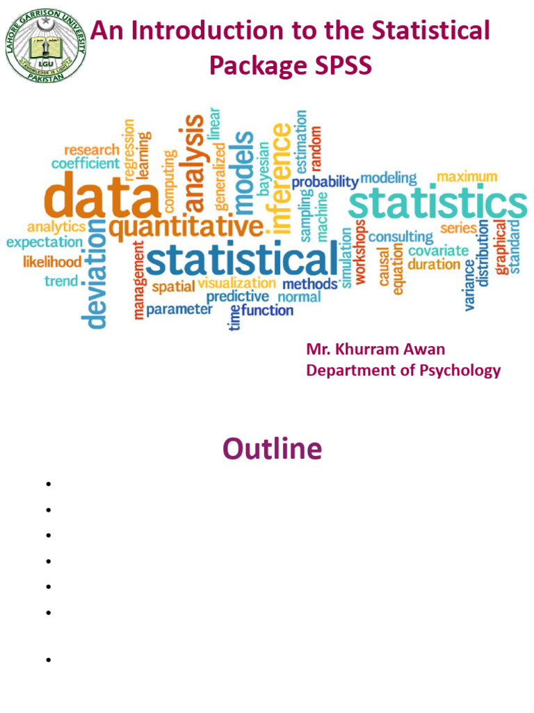 Lecture 1- Before Starting SPSS Some Basic Concepts | PDF | Spss | Microsoft Excel
