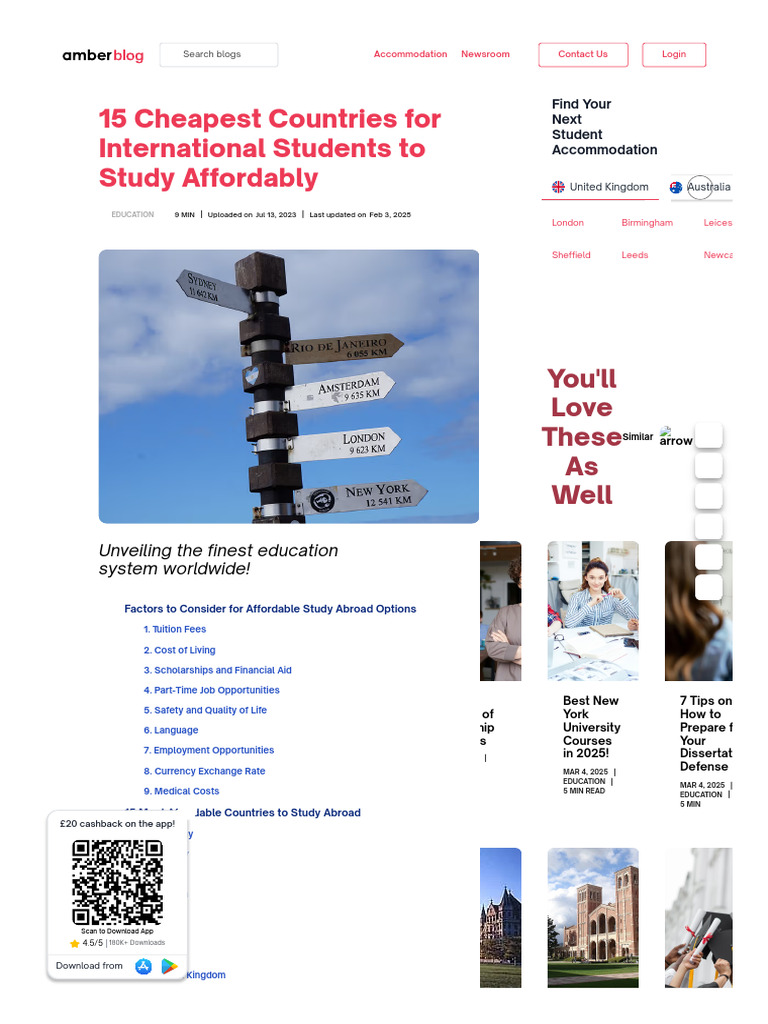 15 Cheapest Countries For International Students To Study Affordably ...