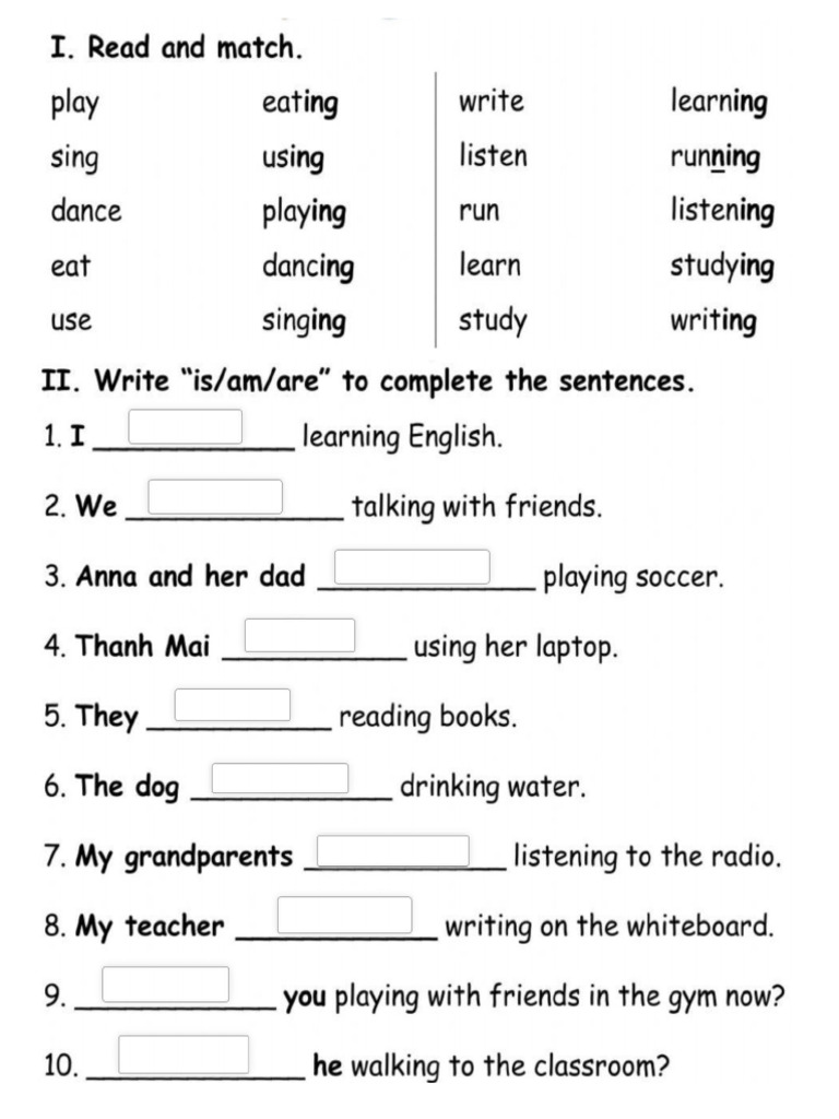 Worksheet Ing | PDF